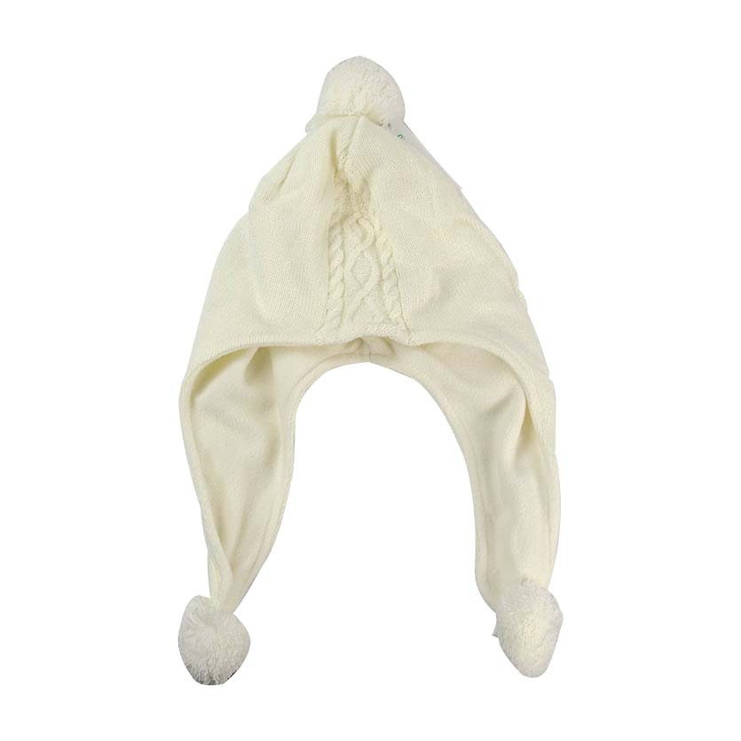 ADULT ARAN POM POM HAT: Bridgets of Erin